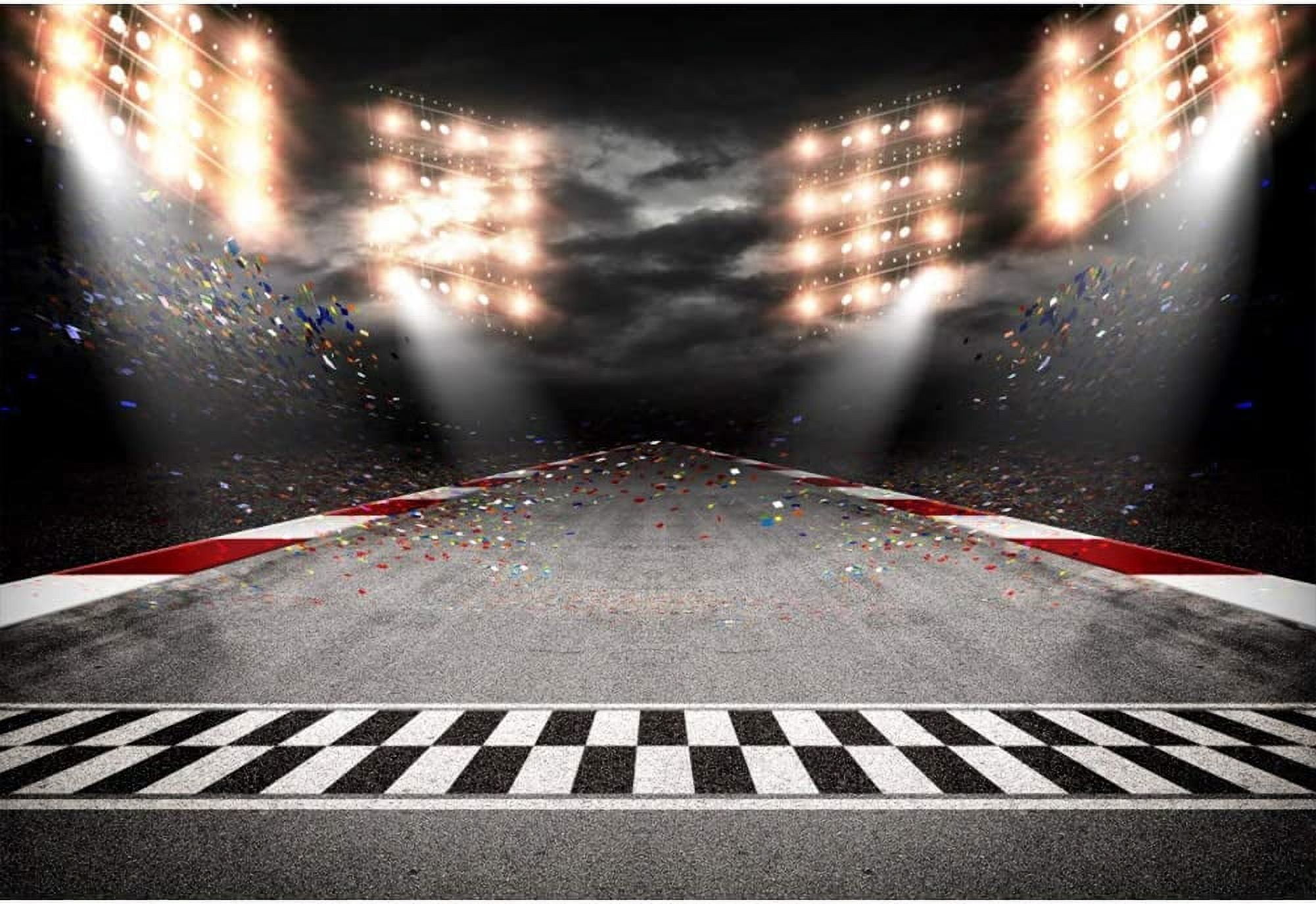 Finish Line Race Track Backdrops Car Racing Backgrounds Racer Sport ...