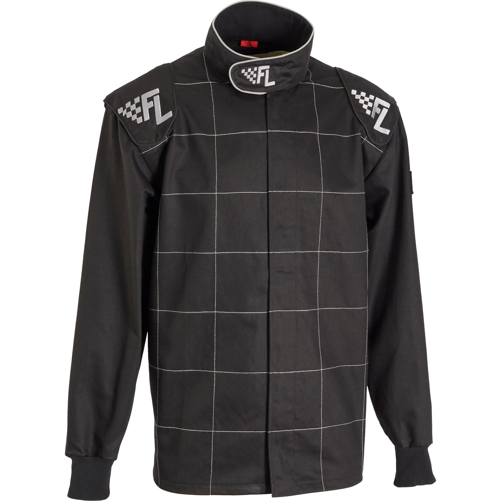Finish Line Single-Layer SFI-1 Racing Suit Jacket, Black XXXL - Walmart.com