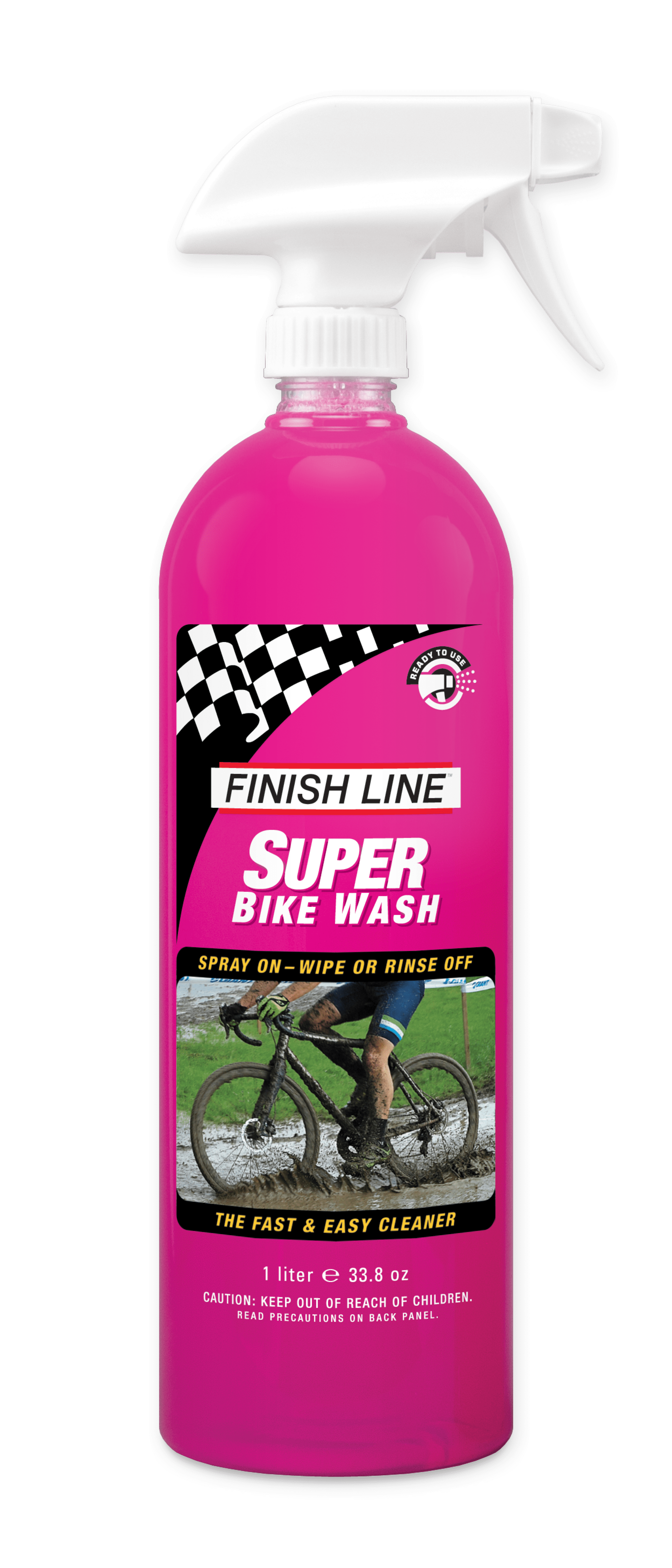 Finish Line Super Bike Wash 1 Liter Bicycle Cleaner Spray Bottle Safe ...