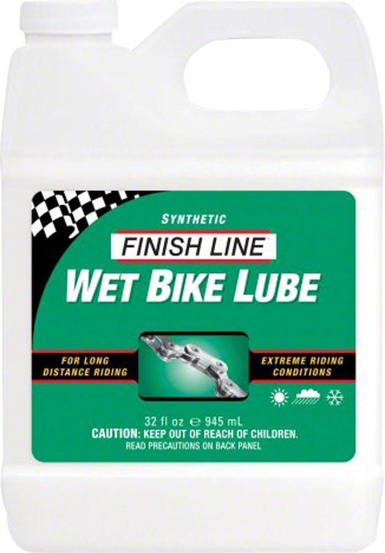 Finish Line WET Bicycle Lube, 32 Oz. - Walmart.com