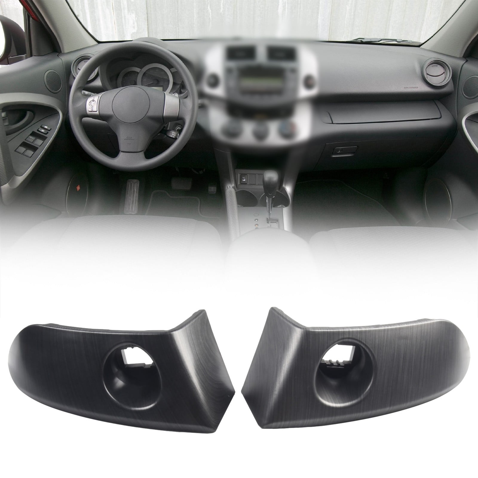 Finish Panel Trim 55413-42070-B0 For Toyota Plastic Replacement Silver ...