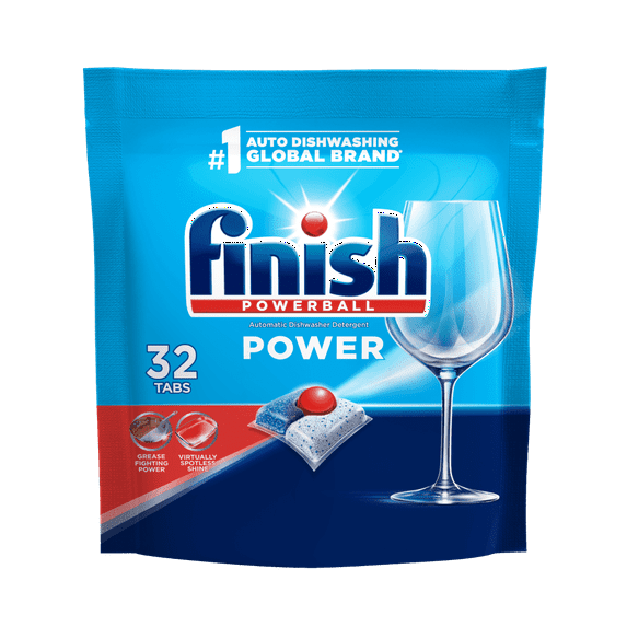 Finish Power - 32ct - Dishwasher Detergent - Powerball - Dishwashing ...
