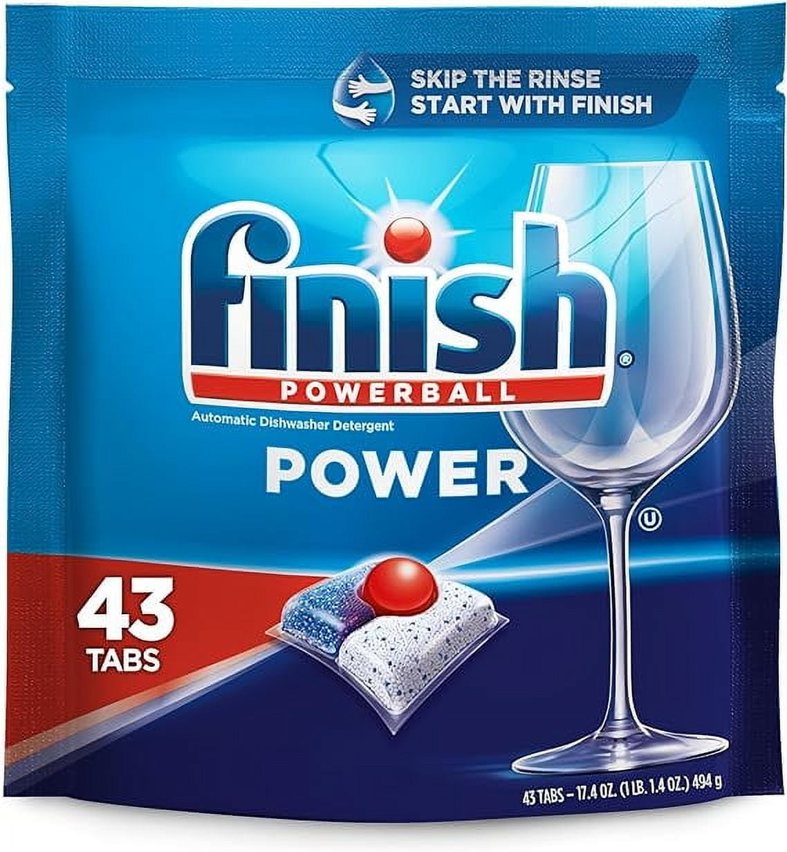 Finish Power - 43ct - Dishwasher Detergent - Powerball - Dishwashing ...