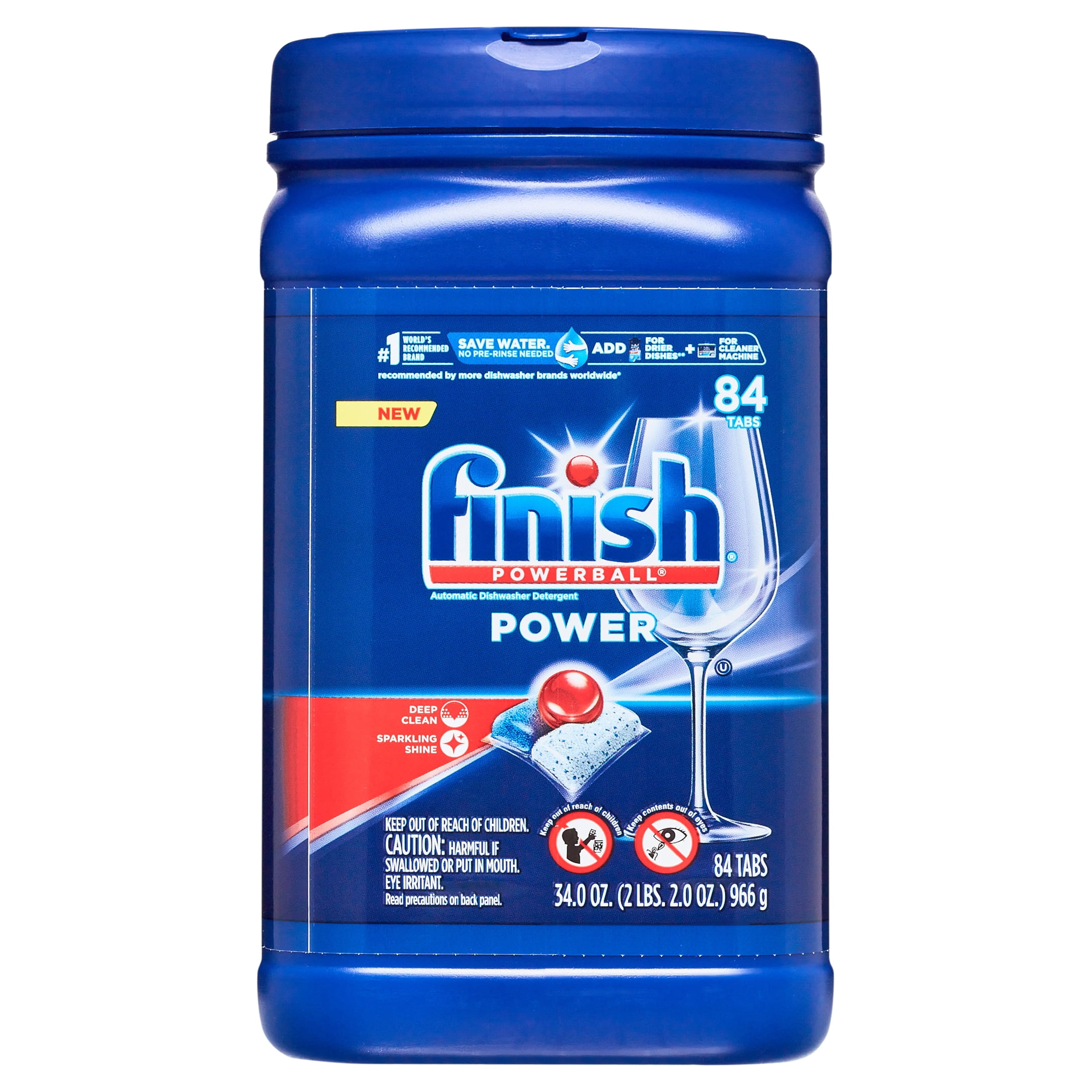 Finish Power, 84ct, Dishwasher Detergent, Powerball, Dishwashing ...