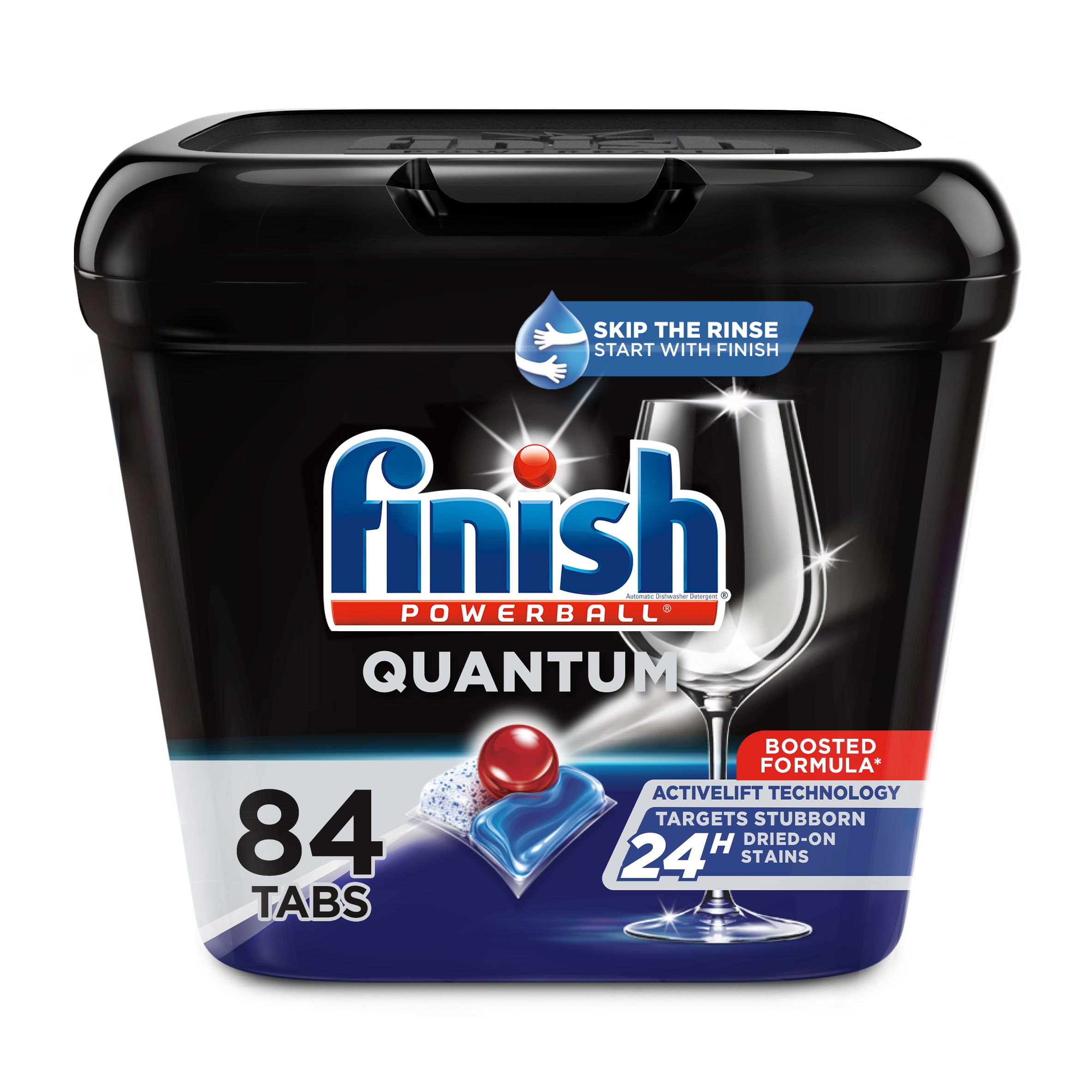 Finish - Quantum 84ct - Dishwasher Detergent - Walmart.com