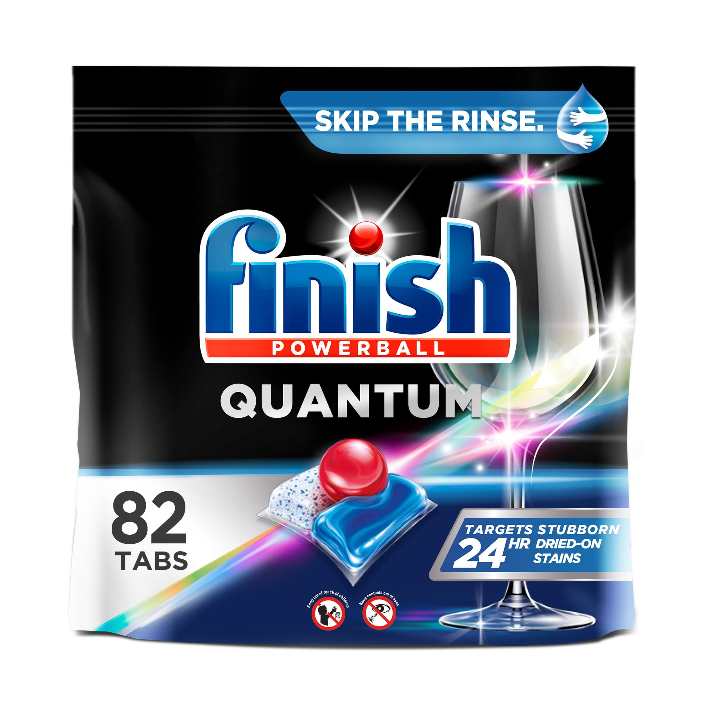 Finish Quantum Dishwasher Pods, No Pre-Rinse Dishwasher Detergent Soap ...