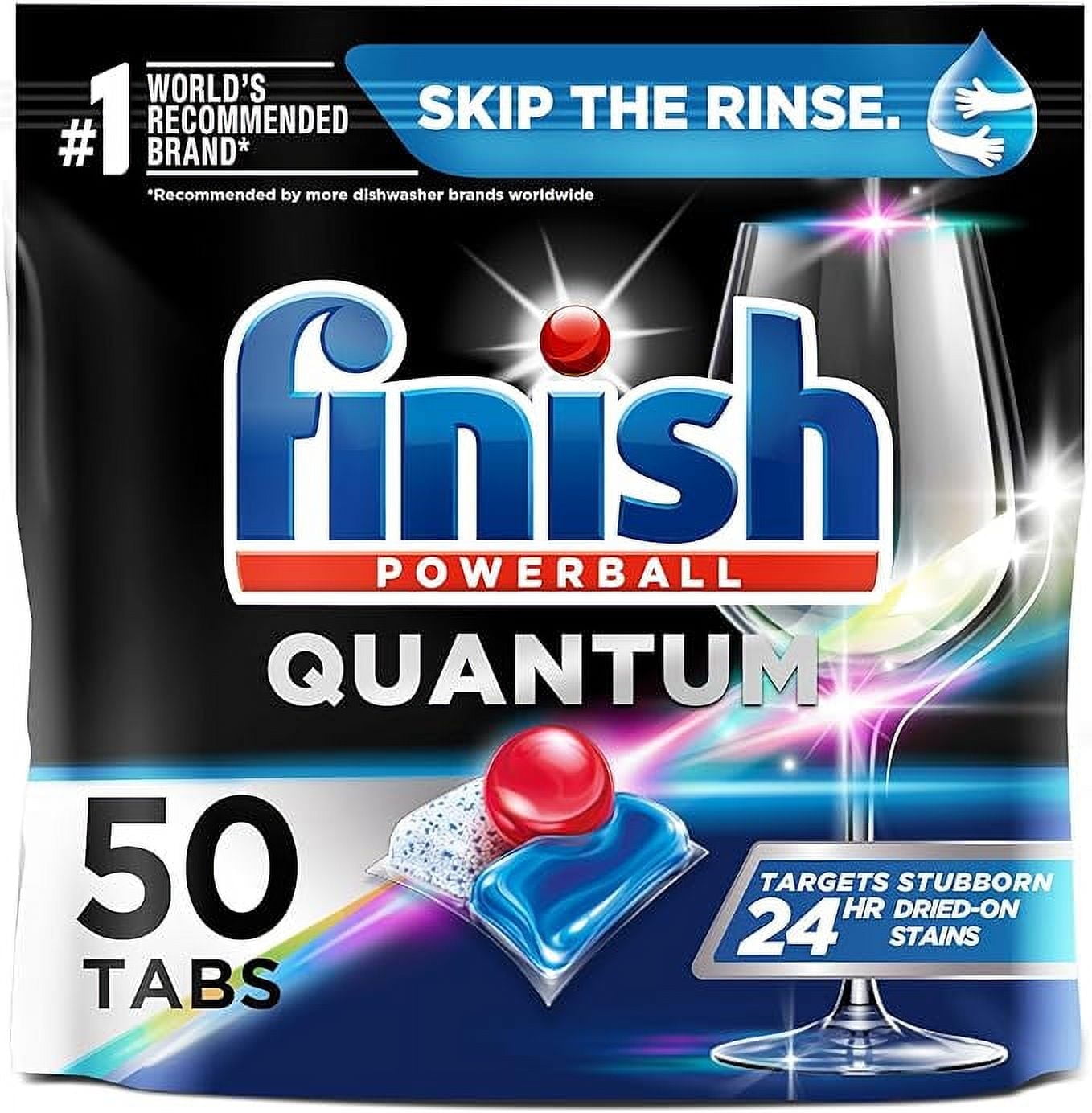 Finish Quantum Powerball Dishwasher Pods, 50 Ea.. - Walmart.com