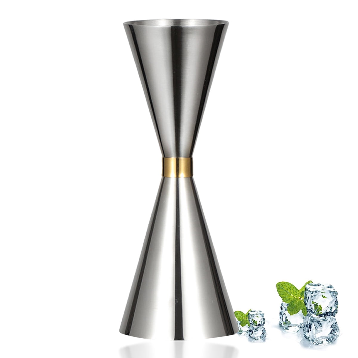 Finished Jigger with Measurements Inside, cocktail measuring cup jigger ...