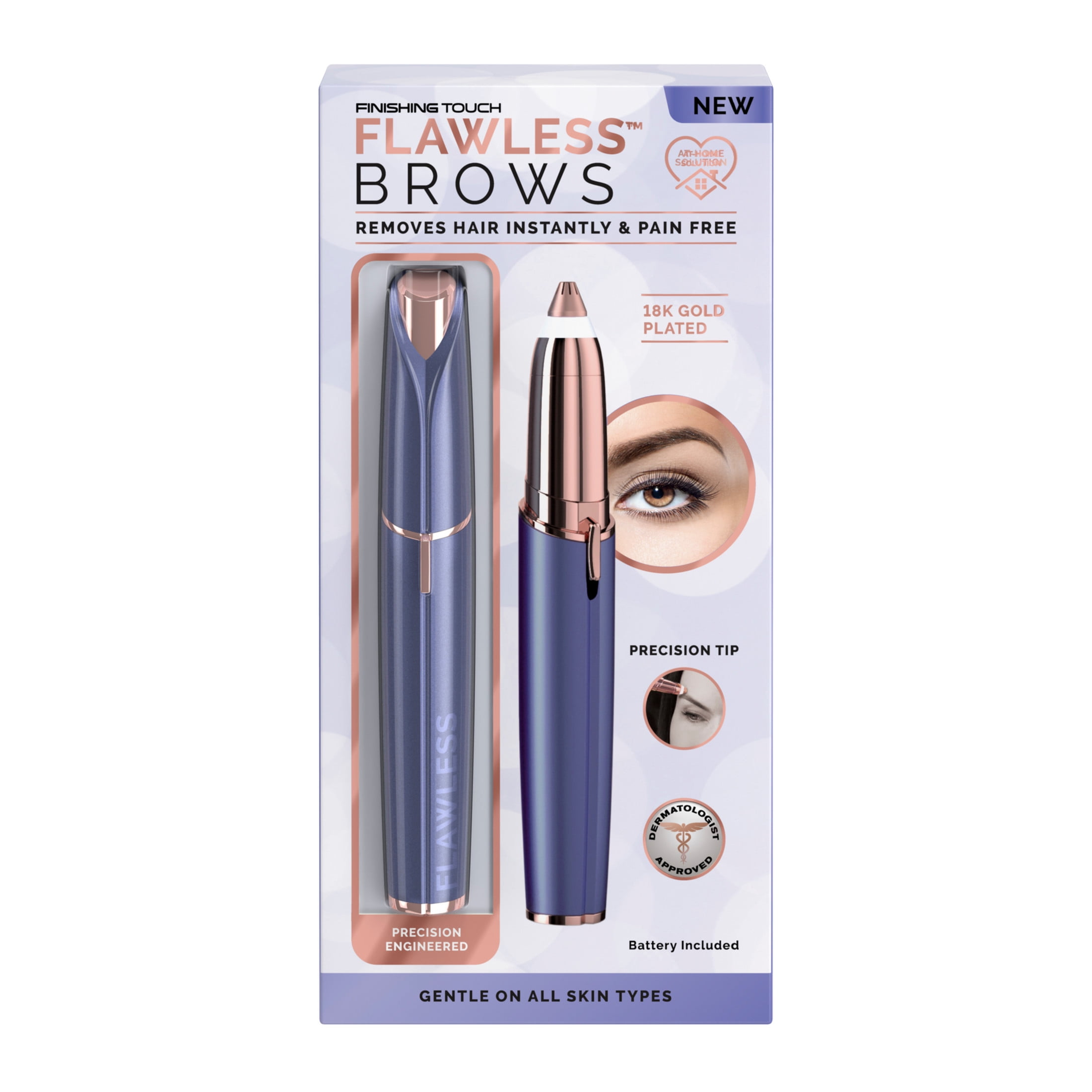 Finishing Touch Flawless Brows Eyebrow Hair Remover for Women, Electric ...