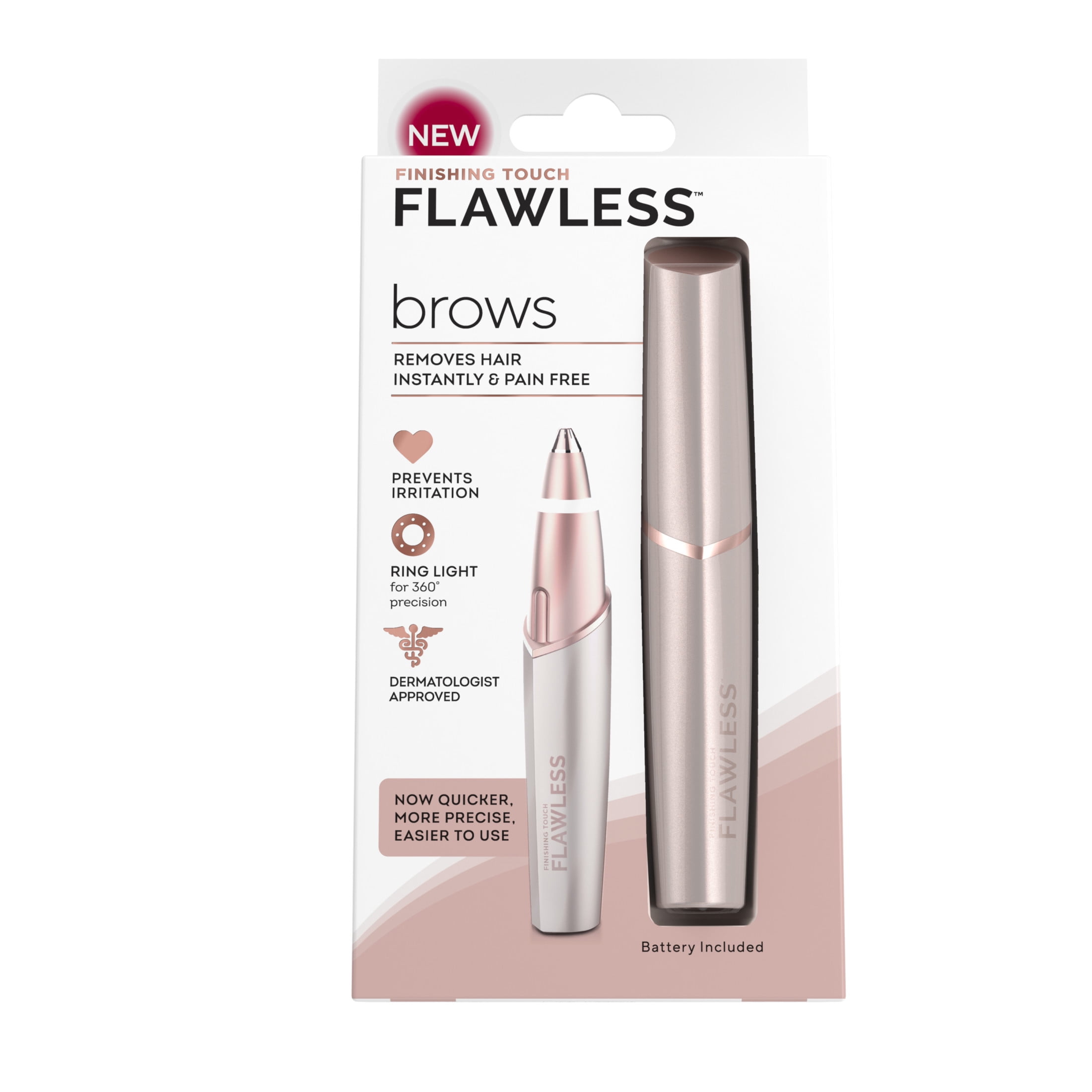 Finishing Touch Flawless Brows Eyebrow Hair Remover, Electric Facial ...