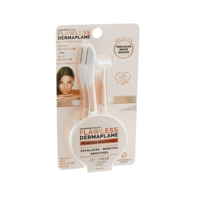 Finishing Touch Flawless DermaPlane Travel Pack Facial Exfoliator ...