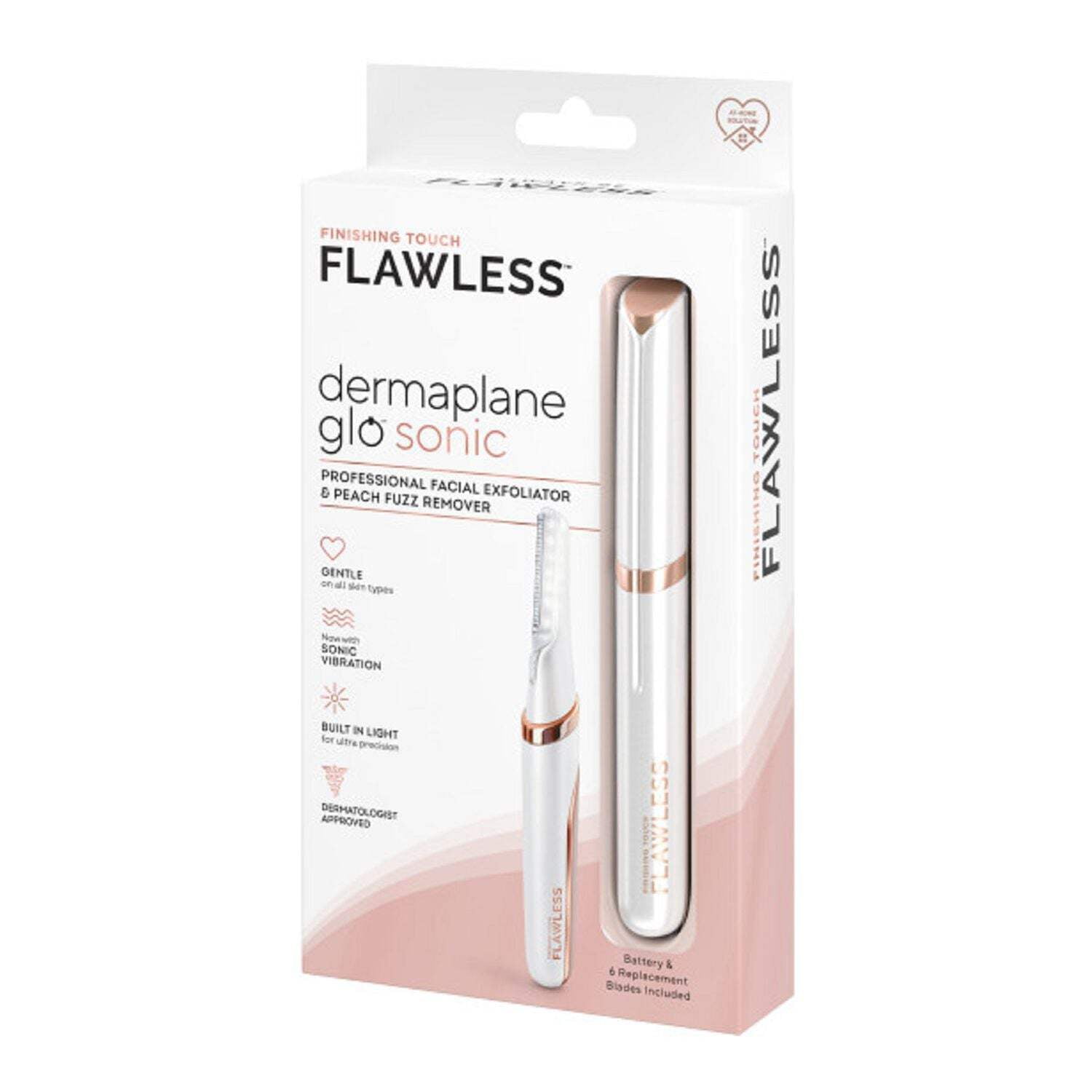 Finishing Touch Dermaplane GLO Sonic - Walmart.com