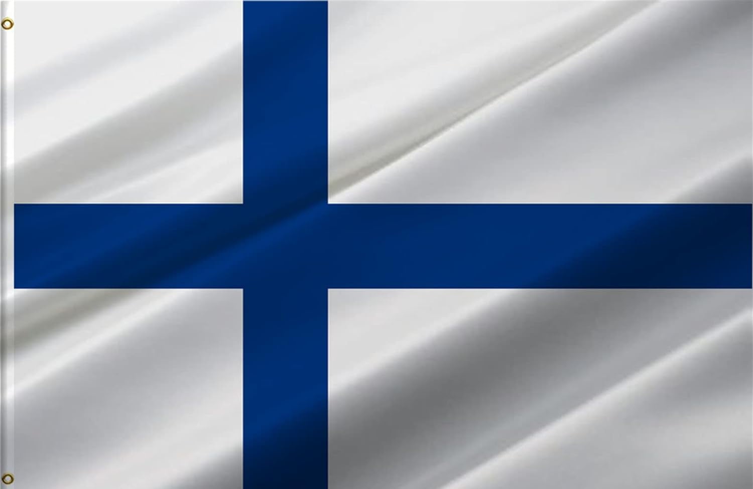 Finland Flag 3X5 ft, Finnish Finn National Flags ,Sturdy Double ...