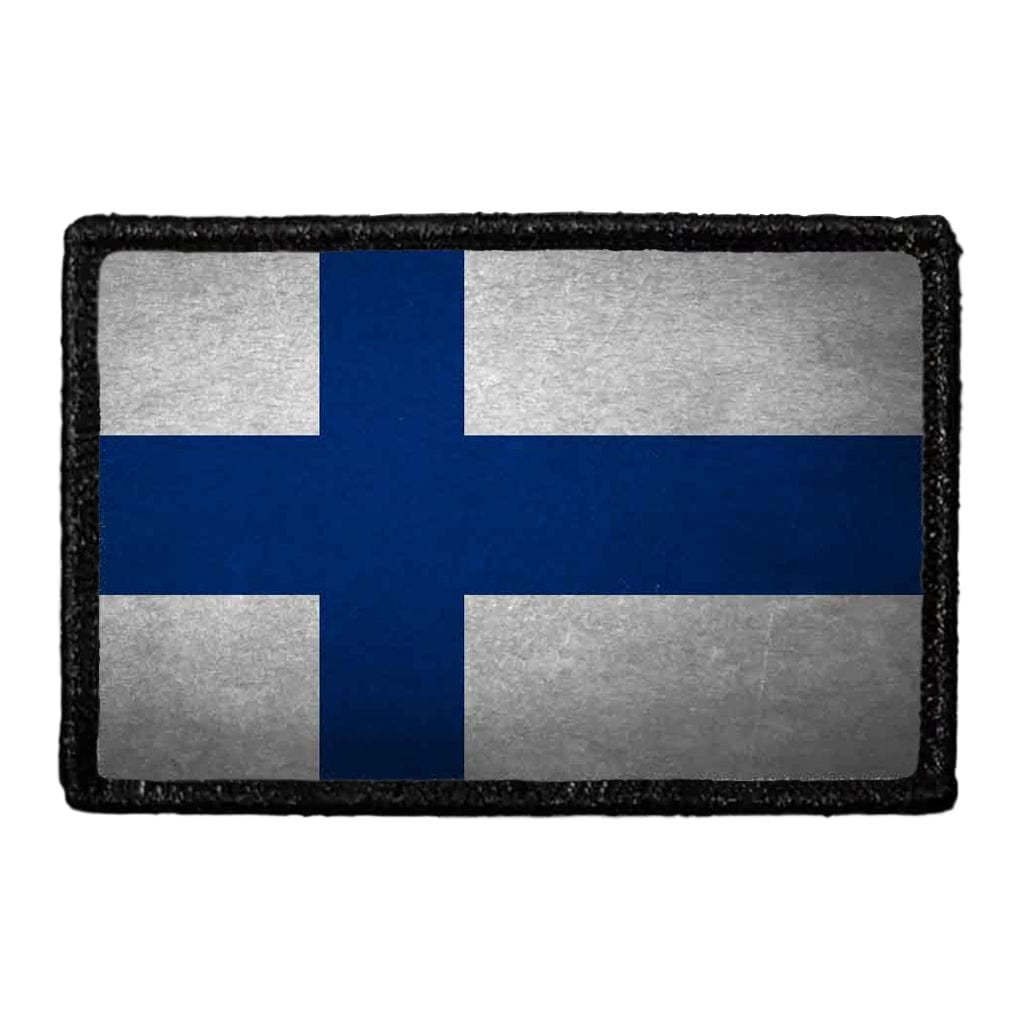 Finland Flag - Color - Distressed - Removable Patch - Walmart.com