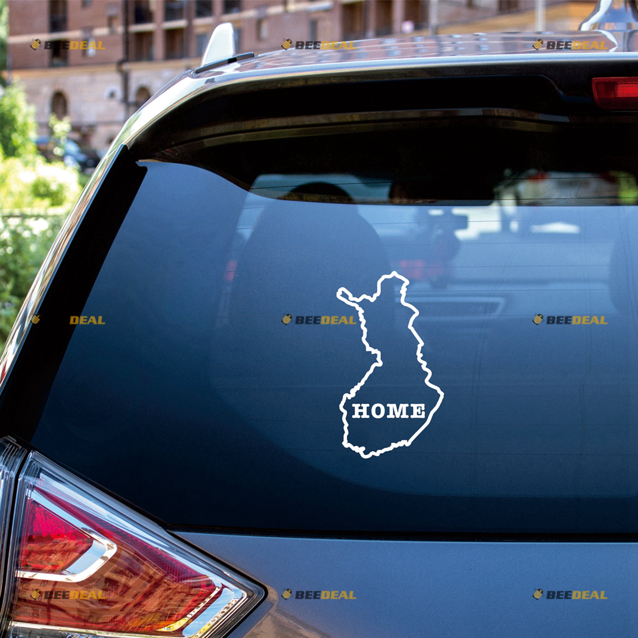 Finland Map Outline Silhouette Sticker Decal Vinyl Finnish - 2 Pack ...