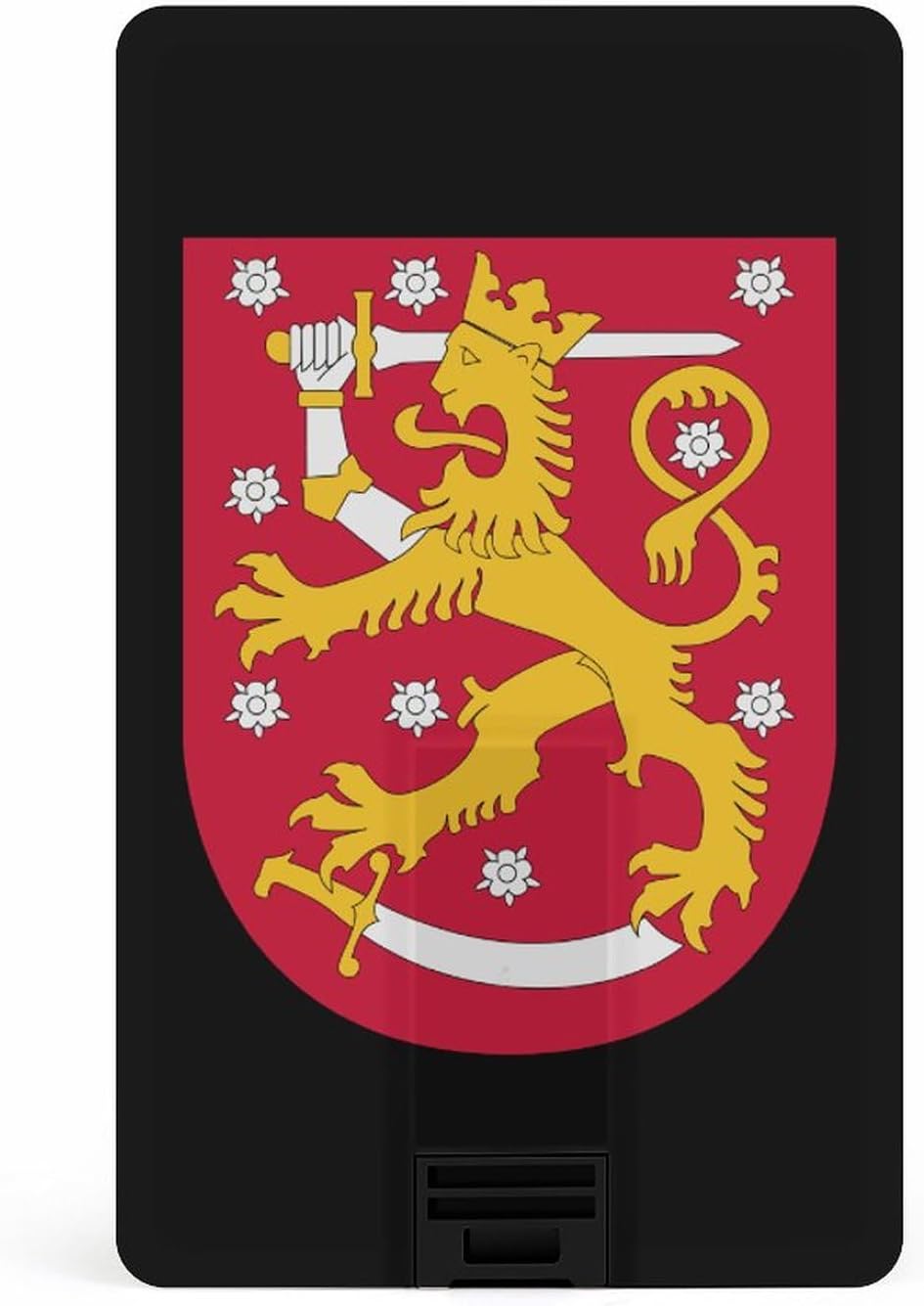 Finland National Emblem Usb Flash Drive Credit Card Design Memory Stick ...