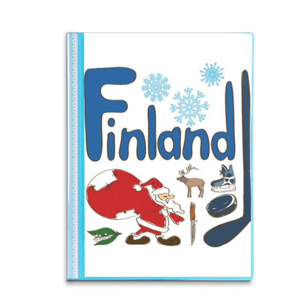 Finland National symbol Landmark Pattern Book Sheet Protectors ...