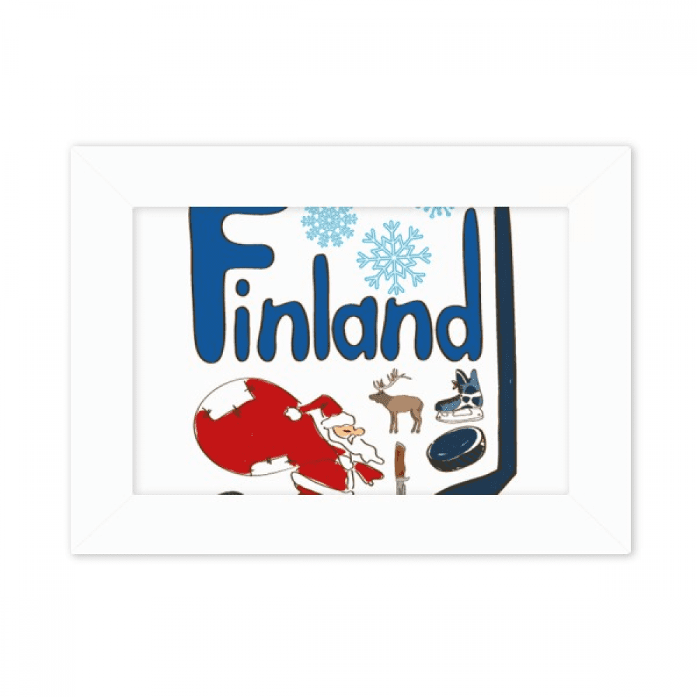 Finland National symbol Landmark Pattern Photo Mount Frame Picture Art ...