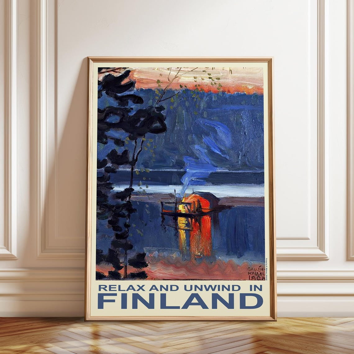 Finland Travel Poster Enchanting Finland Travel Poster: Embrace The ...