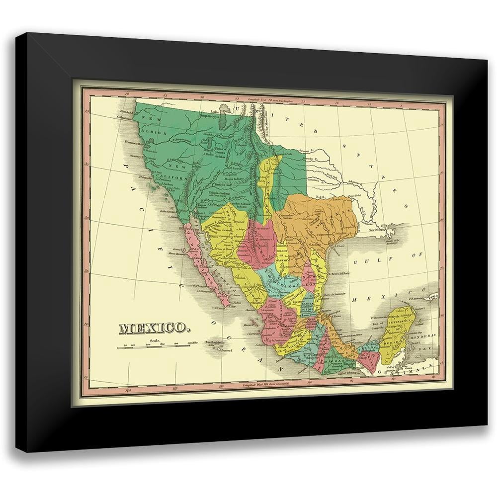 Finley 14x12 Black Modern Framed Museum Art Print Titled - Territories ...