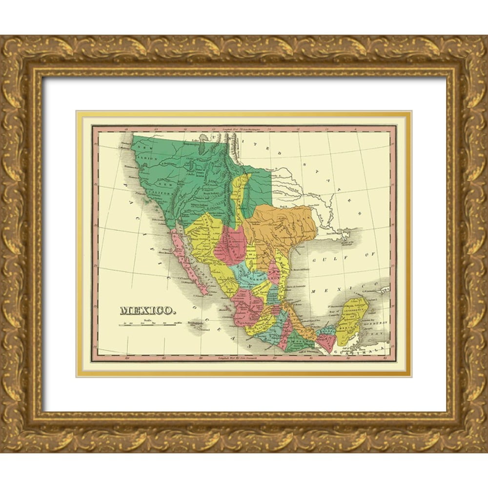 Finley 14x12 Gold Ornate Wood Framed with Double Matting Museum Art ...