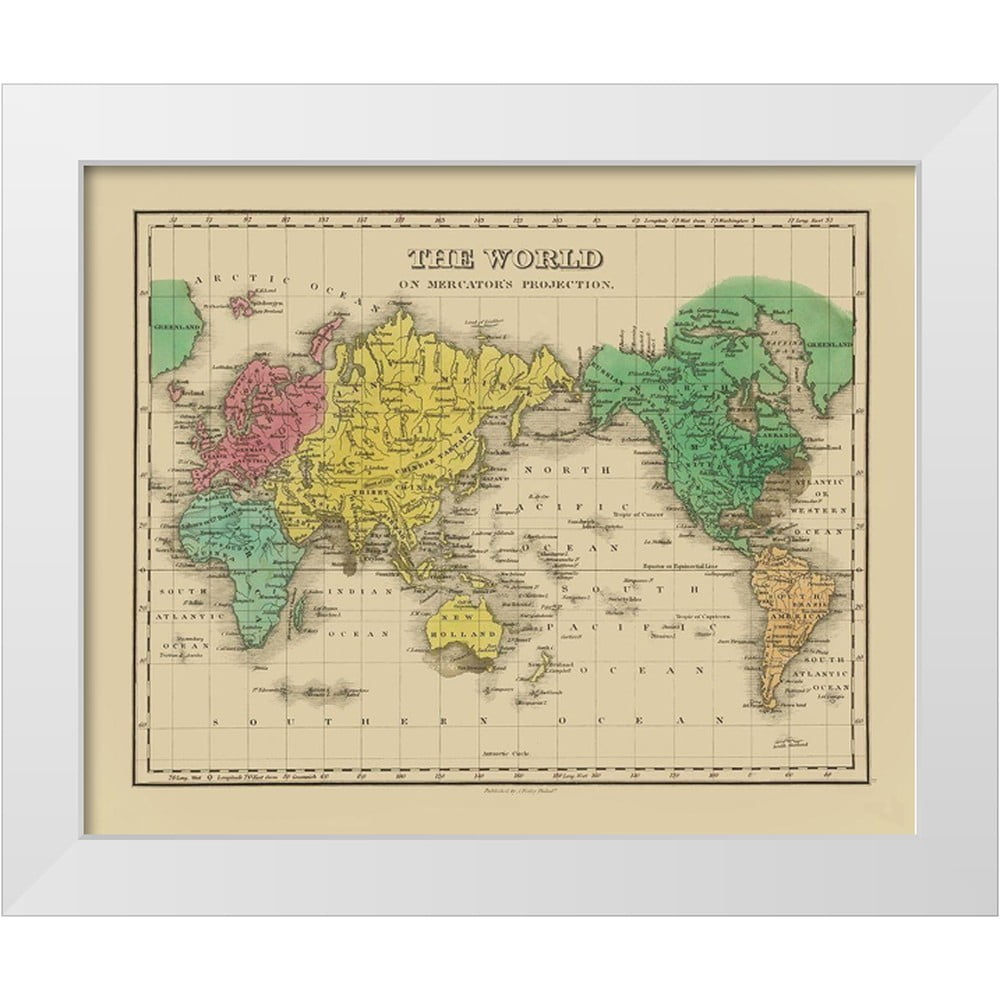 Finley 14x12 White Modern Wood Framed Museum Art Print Titled ...
