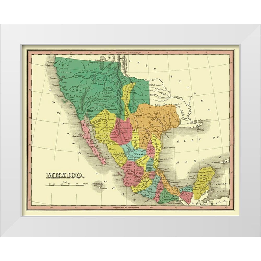 Finley 32x26 White Modern Wood Framed Museum Art Print Titled ...