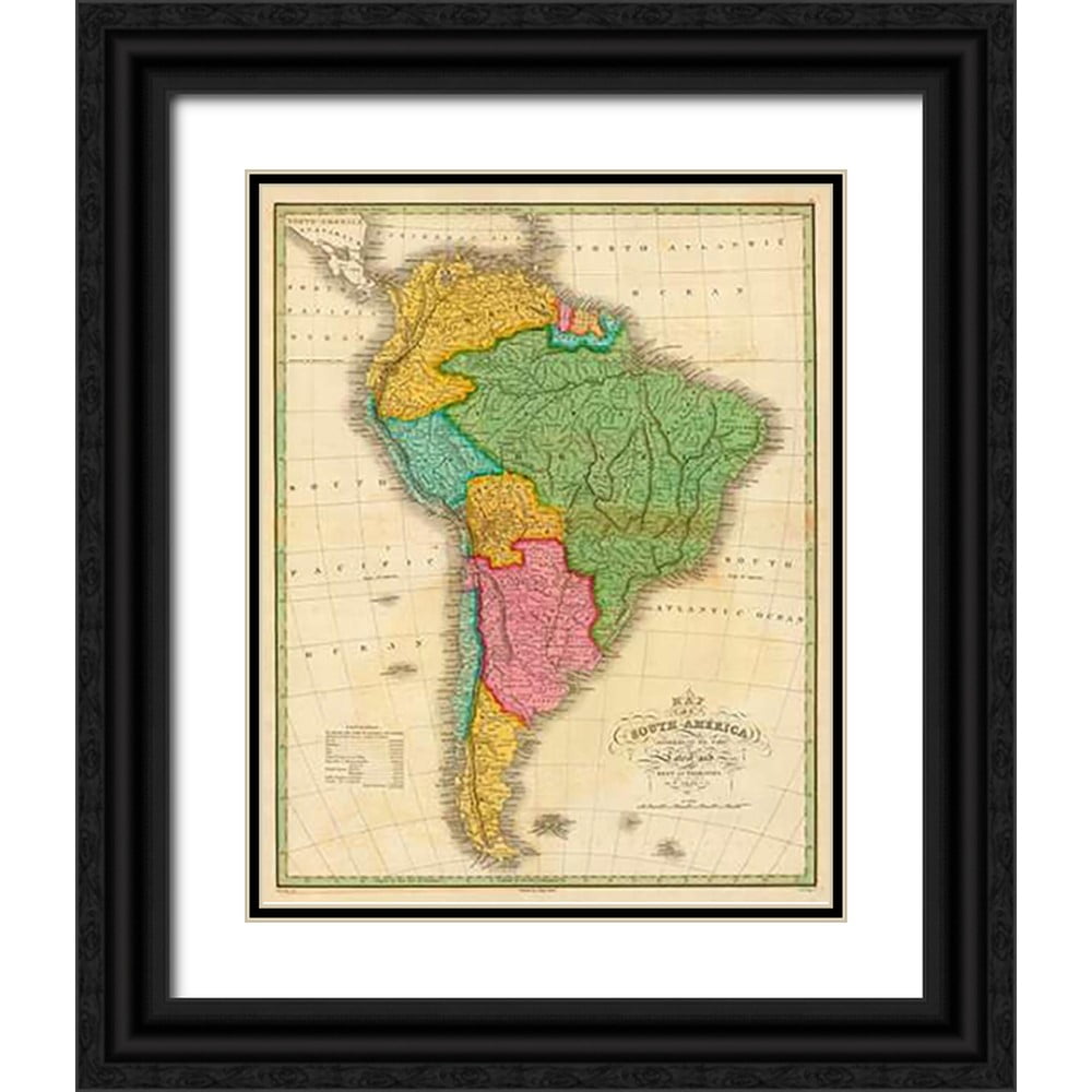 Finley, Anthony 12x14 Black Ornate Wood Framed with Double Matting ...