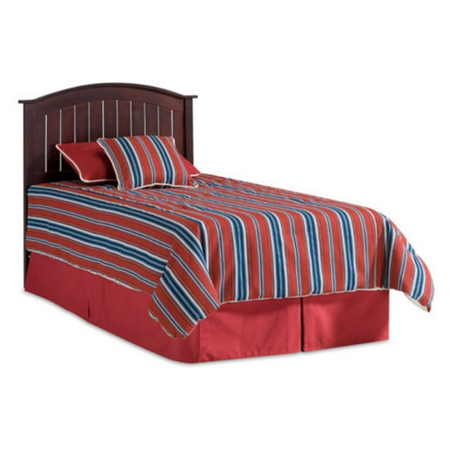 Finley Wood Headboard Panel with Curved Top Rail and Slatted Grill ...