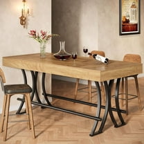 Tribesigns Industrial Bar Table, 70.9" Long Counter Height Pub Table ...