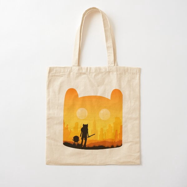 Finn And Jake Adventure Time Adventure Cotton Tote Bag Canvas Tote Bag ...