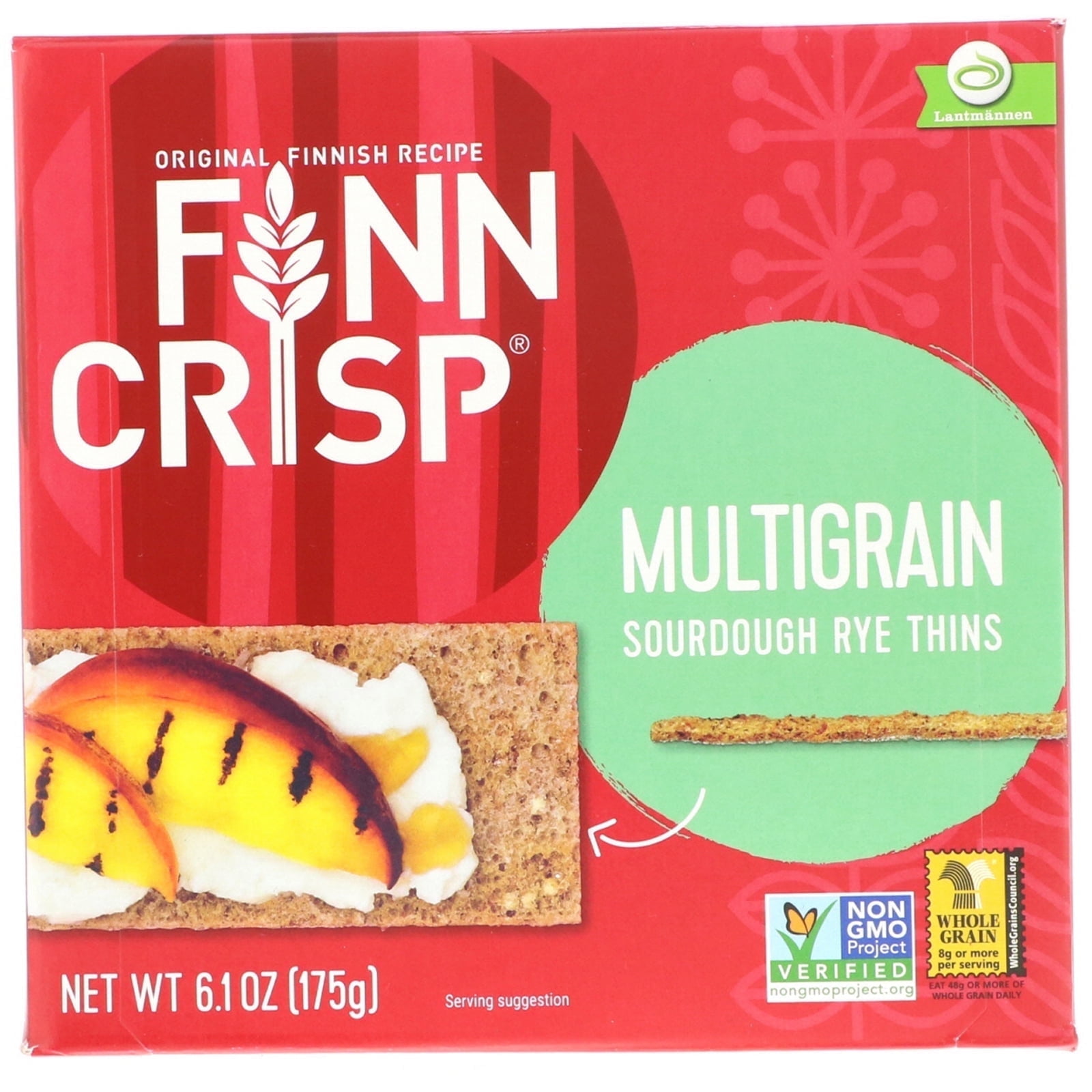 Finn Crisp Multigrain Sourdough Rye Thins 6.1 oz Pack of 4 - Walmart.com