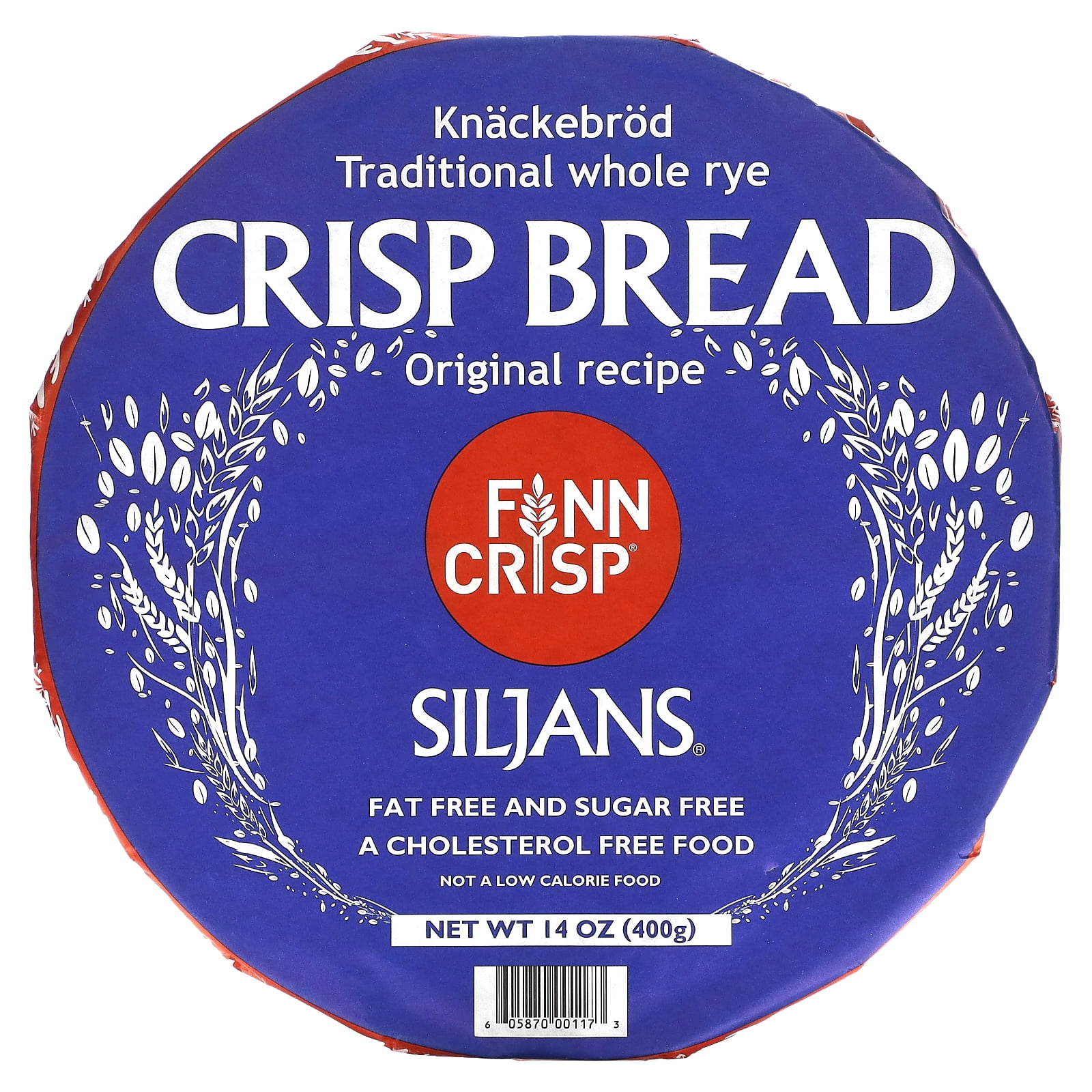 Finn Crisp Siljans, Crisp Bread, Whole Rye, 14 oz - Walmart.com