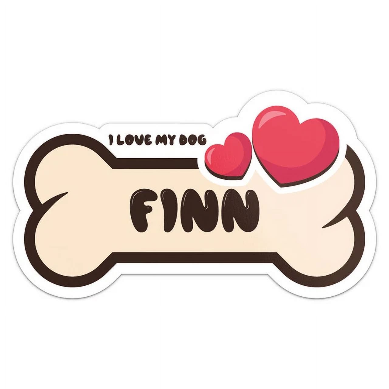 Finn Dog Sticker Phone Decal Water Bottle Stickers Car Decals, Laptop ...