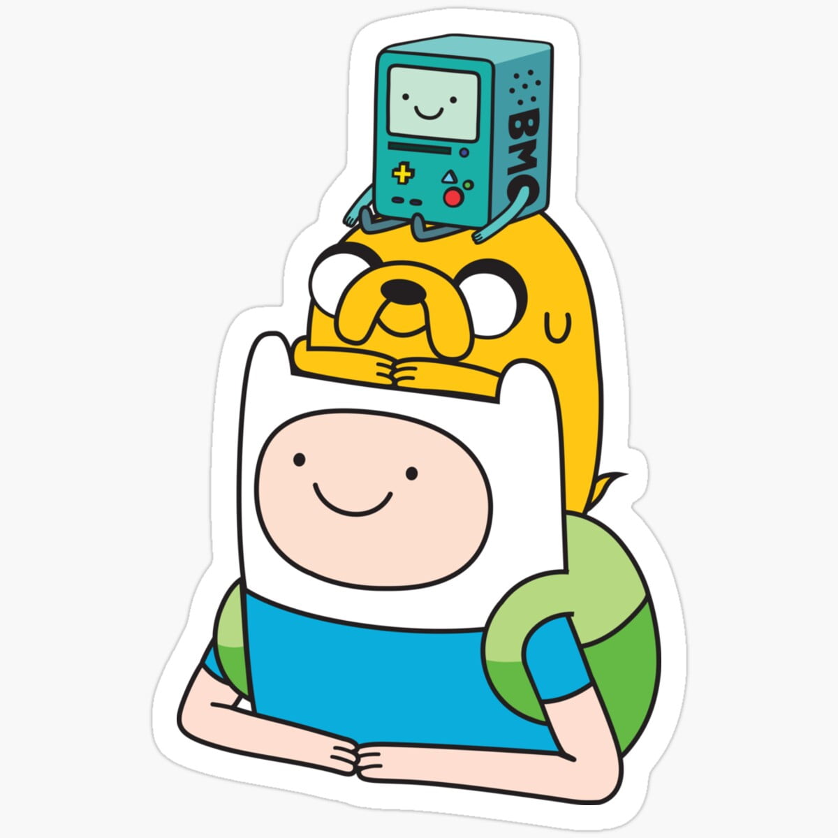 Finn Jake Bmo Sticker. Gift For You - Decorate Laptops, Water Bottles ...