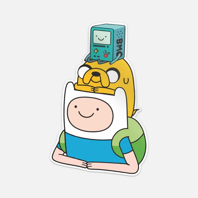 Finn Jake Bmo Sticker Phone Decal Water Bottle Stickers Car Decals ...