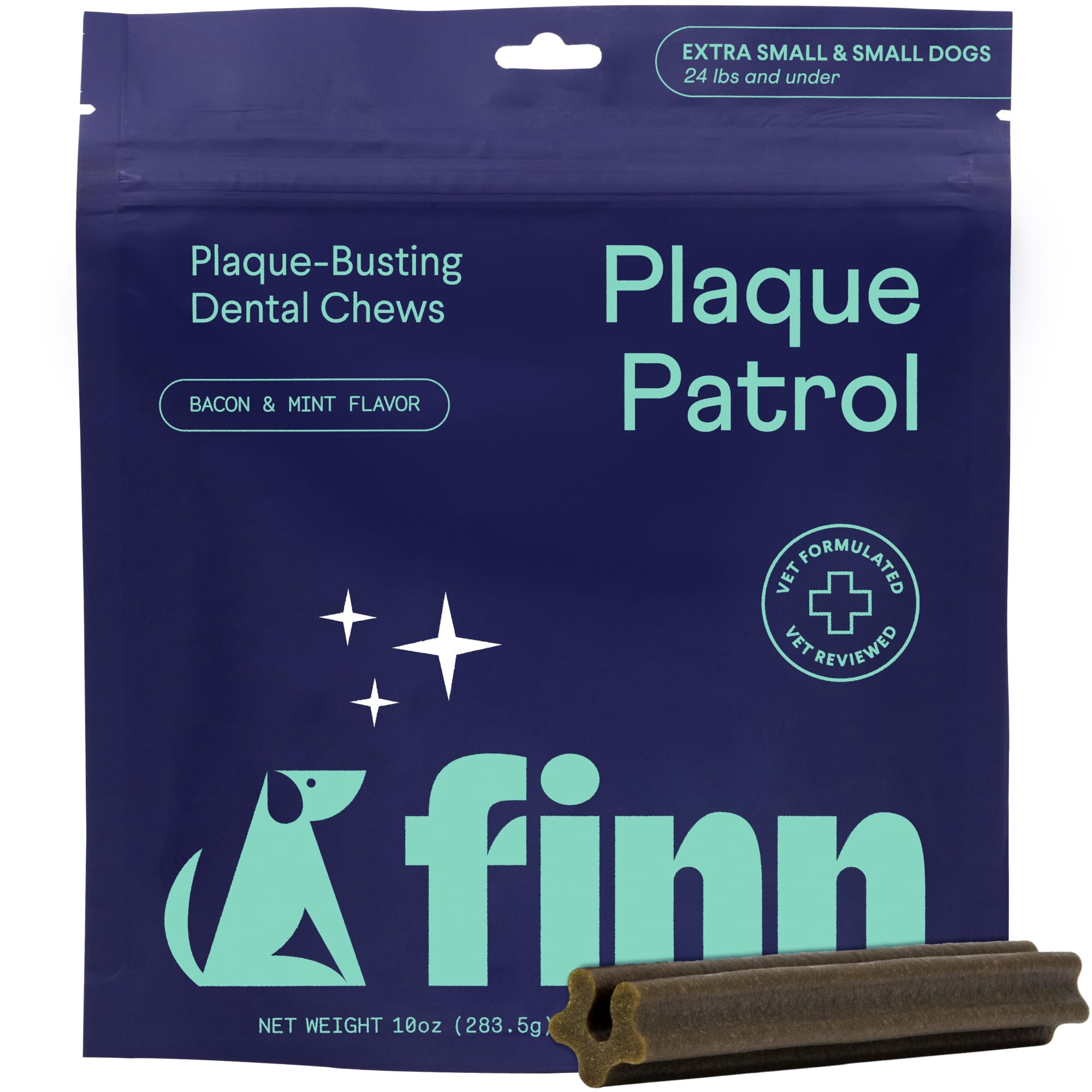 Finn Plaque Patrol Dental TMA2 Chews (XS/S Dogs (20 Count)) - Walmart.com
