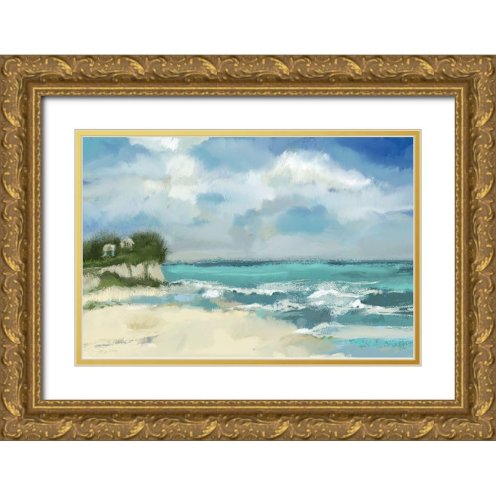 Finn, Tina 32x23 Gold Ornate Wood Framed with Double Matting Museum Art Print Titled - A Perfect ...