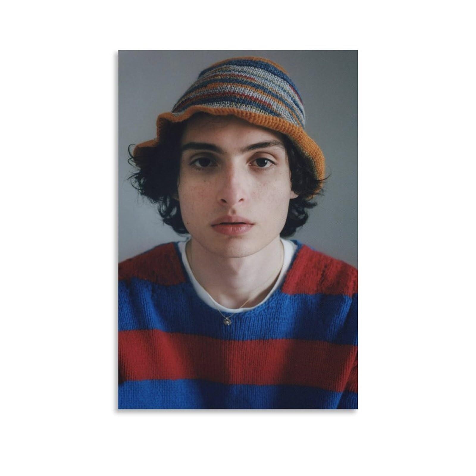 Finn Wolfhard Actor Poster (2) Posters Wall Art Painting Canvas Living ...