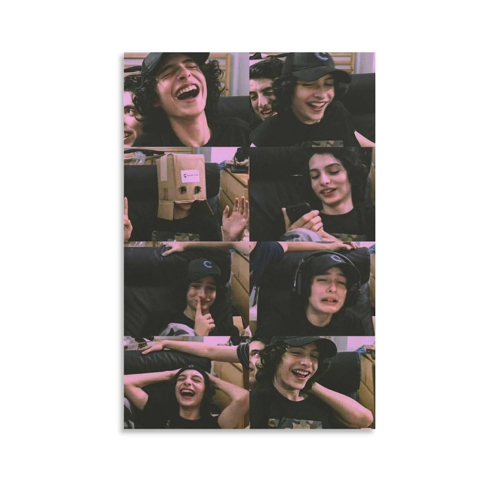 Finn Wolfhard Actor Poster (9) Artworks Picture Print Poster Wall Art ...