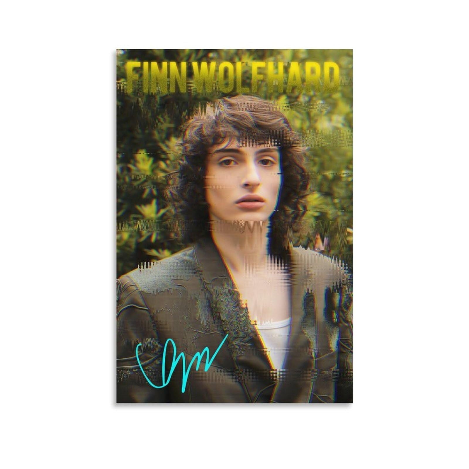 Finn Wolfhard Actors Music Poster Prints Canvas Wall Art for Trendy ...