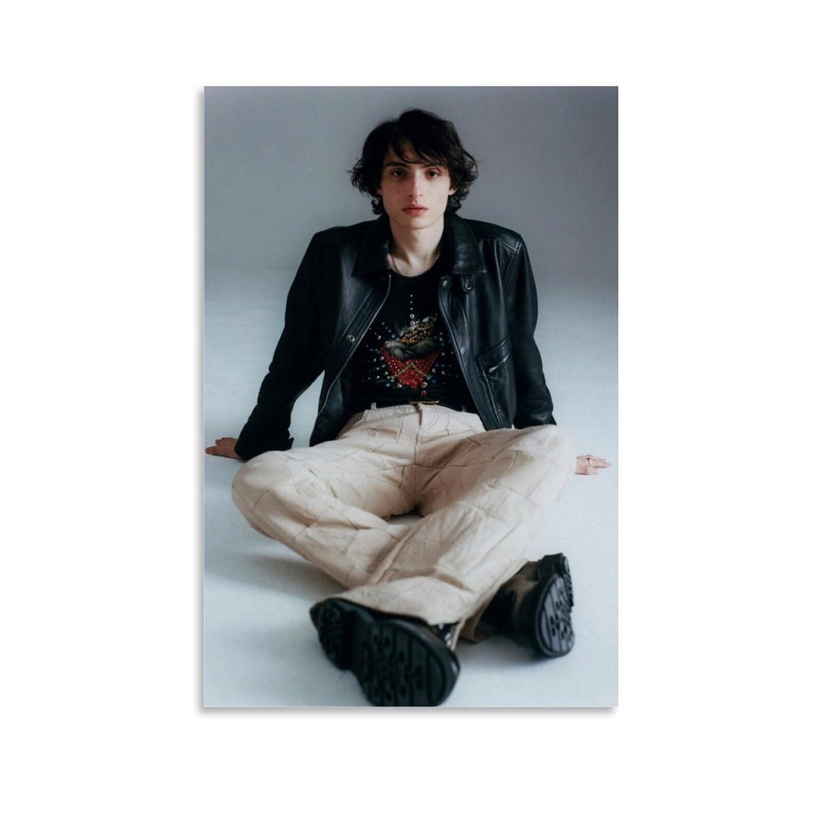 Finn Wolfhard Actors Poster Wall Art Painting Canvas Gift Living Room ...