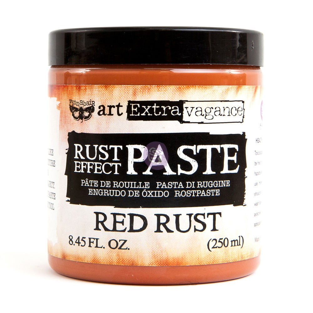 Finnabair Art Extravagence Rust Effect Paste 8.45oz-Red - Walmart.com