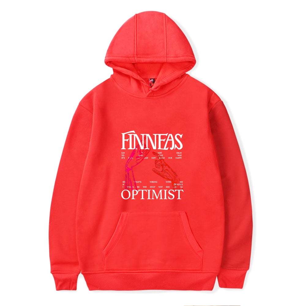Finneas Merch Optimist Hoodie Hoodies Men Women Long Sleeve Sweatshirt ...