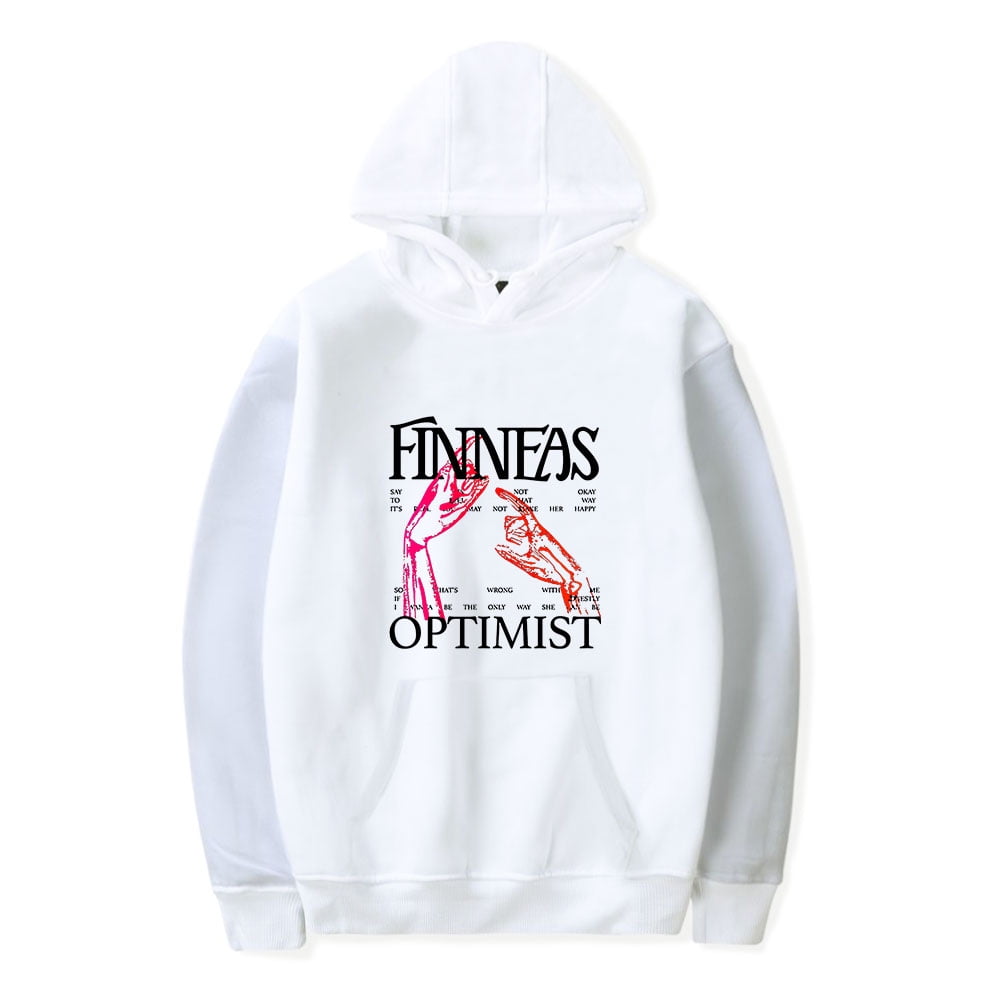Finneas Merch Optimist Hoodie Hoodies Men Women Long Sleeve Sweatshirt ...