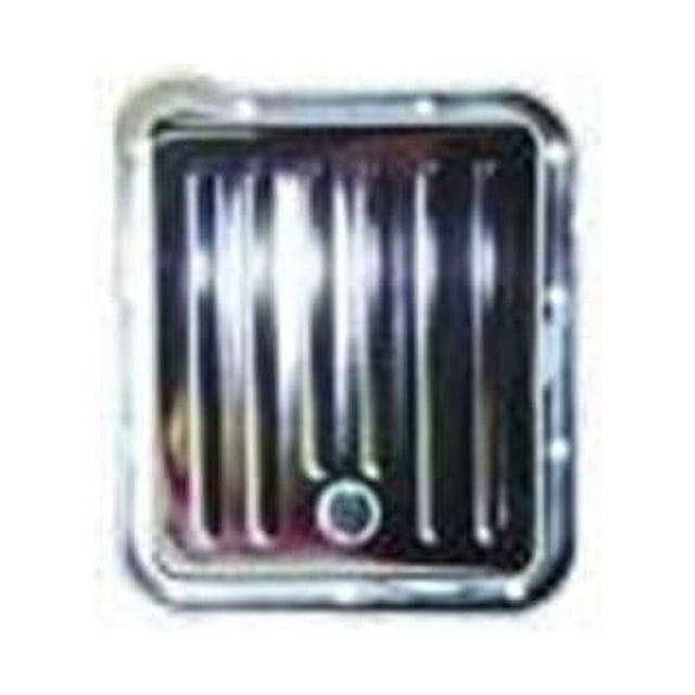Finned Steel Chrome Stock Depth Transmission Pan for C4 - Walmart.com