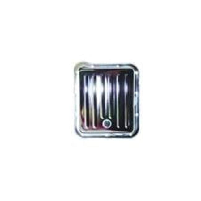Finned Steel Chrome Stock Depth Transmission Pan for C4 - Walmart.com