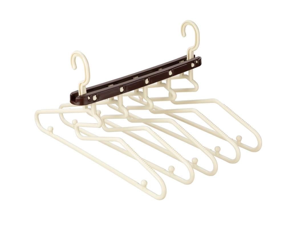 Finner 5 Layer Plastic Hangers for Wardrobe Multipurpose Cloth Hanger ...