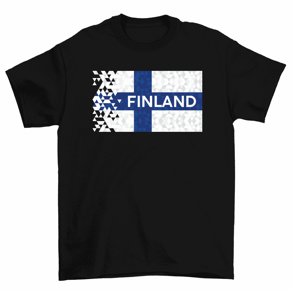 Finnish Flag Finland Travel Gift Souvenir T-Shirt Men Women Unisex ...