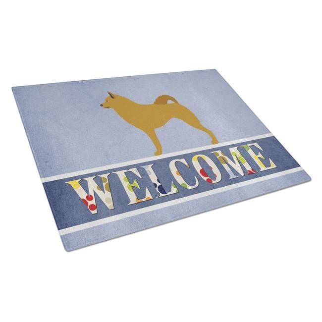 Finnish Spitz Welcome Glass Cutting Board - Large - Walmart.com